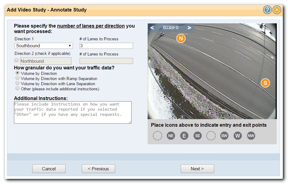 Configure an ATR Study in Traffic Data Online