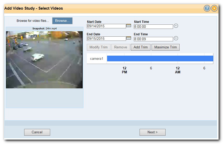 Configure a non-VCU ATR Study in Traffic Data Online