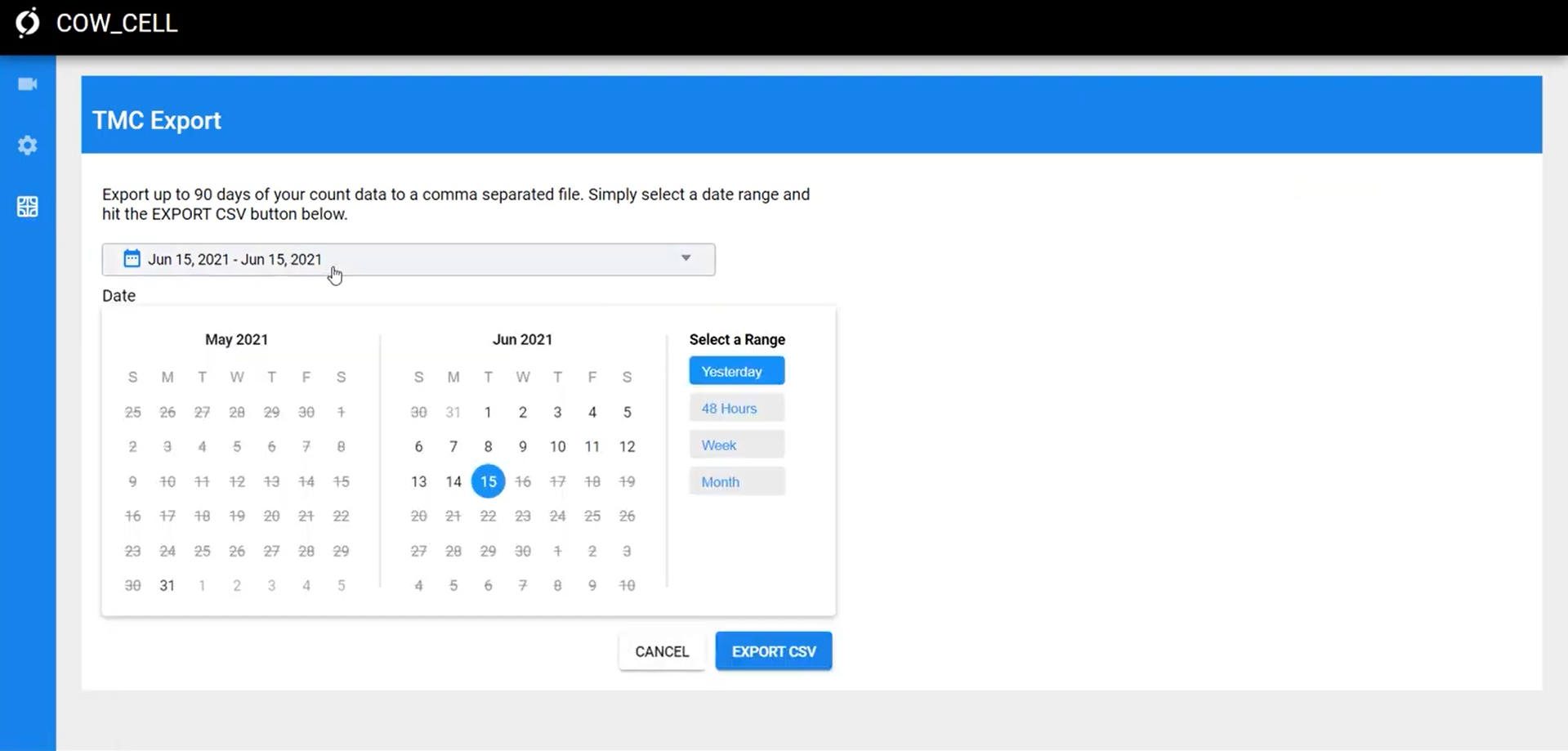 TMC Export at the Roadside