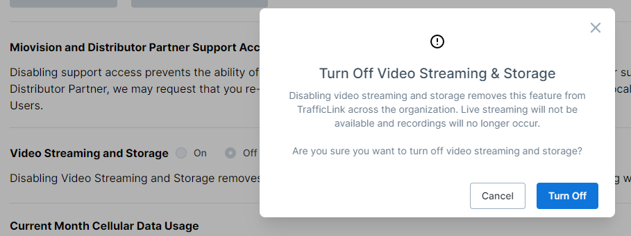 Video Storage in Miovision One